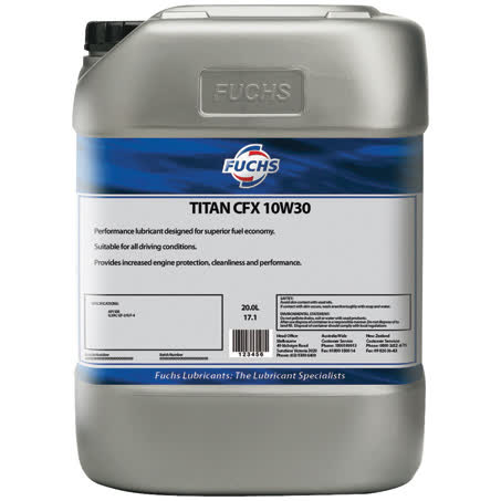 FUCHS TITAN CFX ENGINE OIL 10W-30 20L — JAE Auto Electrical & Refrigeration