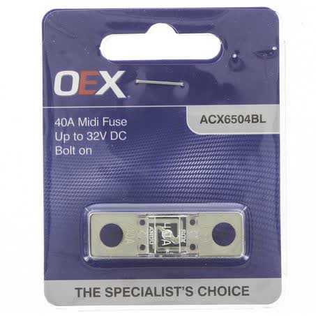 OEX MIDI FUSE 40A BOLT ON - SINGLE PACK — JAE Auto Electrical ...