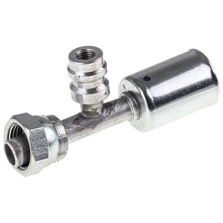 ATCO ALUMINIUM FITTING 8 FOR - BEADLOCK 8 STRAIGHT WITH R134A PORT ...
