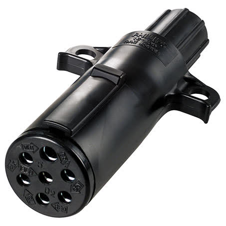 HELLA 7 PIN LARGE ROUND PLASTIC PLUG — JAE Auto Electrical & Refrigeration