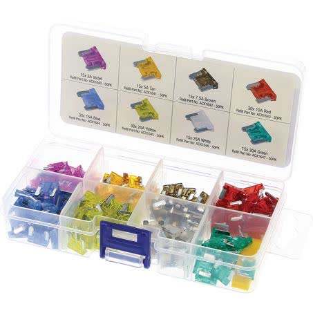 OEX LOW PROFILE MINI FUSE ASSORTMENT KIT - 166PCS — JAE Auto Electrical ...