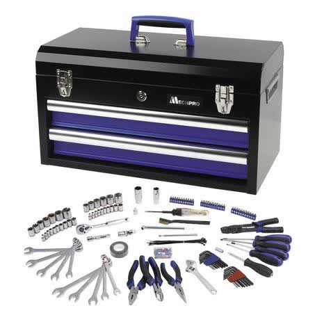 MECHPRO BLUE 156 PIECE TOOL KIT WITH 2 DRAWER CHEST — JAE Auto ...