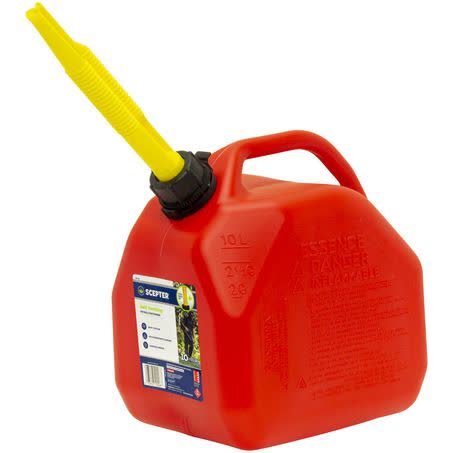 SCEPTER 10L RED PLASTIC FUEL JERRY CAN — JAE Auto Electrical ...