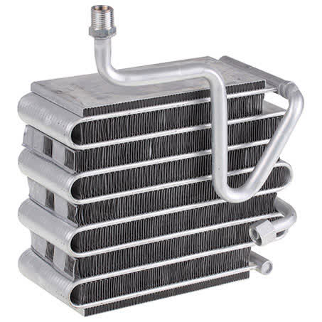 EVAPORATOR CORE SERPENTINE INLET FITTING 10 MIOR OUTLET FITTING 8 MIOR ...