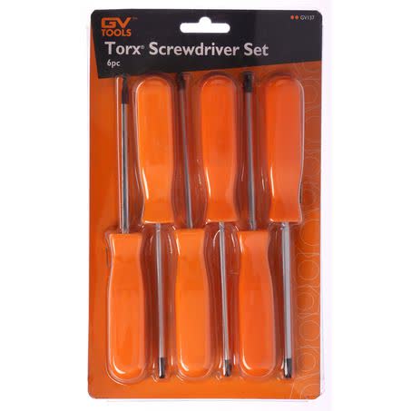 GV TOOLS TORX SCREWDRIVER SET 6 PIECE — JAE Auto Electrical & Refrigeration