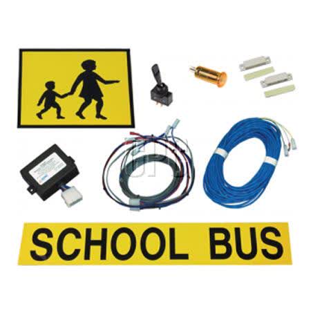 FLASHING SCHOOL BUS LIGHT KIT VICTORIA LED 24V — JAE Auto Electrical ...